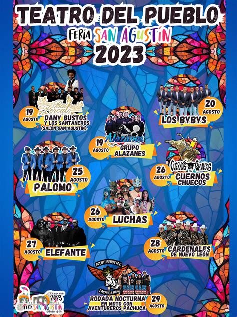 Feria de San Agustín Atotonilco El Grande 2023 FERIAS Y CONCIERTOS EN
