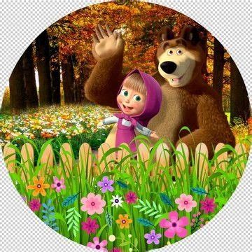 LAMINA MASHA Y EL OSO 2 La Casa Repostera