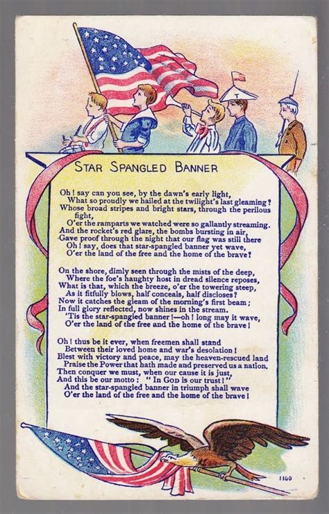 Printable Words For Star Spangled Banner