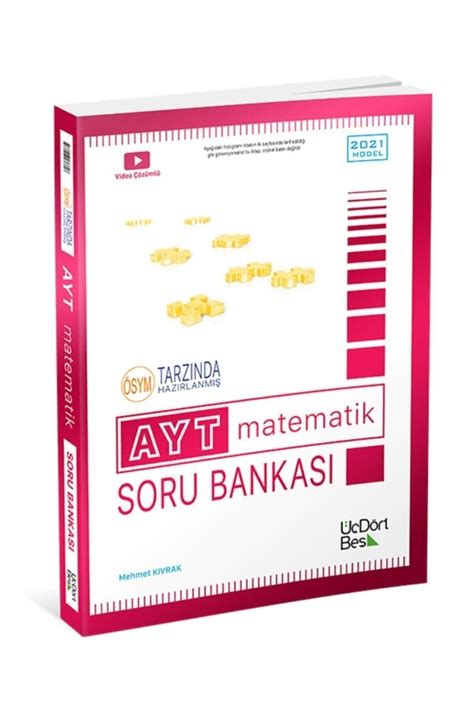 Üç Dört Beş Yayıncılık 3 4 5 Yayınları Ayt Matematik Soru Bankası