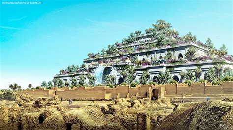 Así serían los jardines colgantes de Babilonia en la actualidad