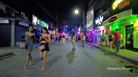 Walking Street Night Scenes Angeles City Philippines Youtube