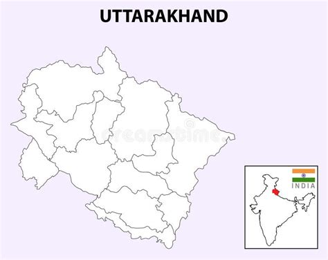 Jharkhand Map Showing State Boundary And District Boundary Of