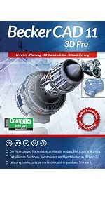 BeckerCAD 11 3D PRO für Windows 11 10 8 7 Cad Software für