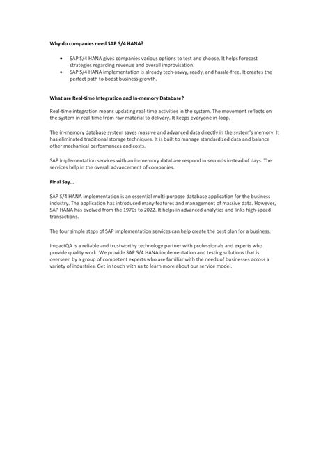 Ppt Sap Hana Implementation A Complete Guide Powerpoint Presentation