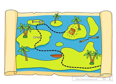 Pirates Clipart Treasure Map Clipart Classroom Clipart
