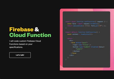 write firebase cloud functions by robin lab fiverr