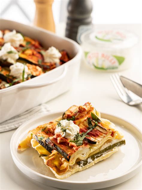 Lasagnes aux courgettes et au chèvre Petit Billy
