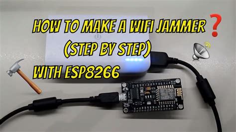 How To Make A Jammer Wifi With Esp8266 Step By Step English Version