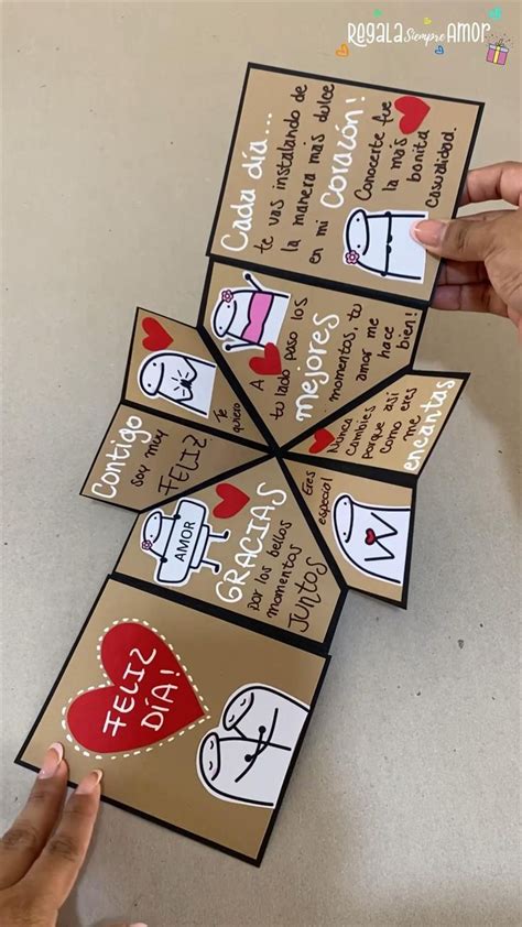 Tarjeta Expandible Pop Up De Amor Nel 2024 Regali Fai Da Te Idee