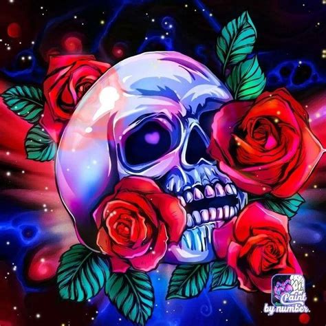 Share 57 Skull With Roses Wallpaper Latest In Cdgdbentre