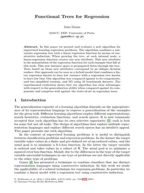 regression trees pdf mean squared error regression analysis