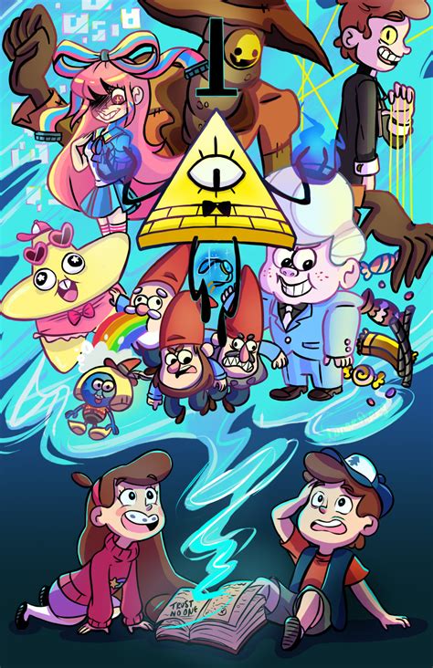 Gideon Gleeful Bipper Giffany Dipper Pines Mabel Pines