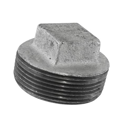 Tapón macho de hierro galvanizado 2 ½ in Tapones macho galvanizados