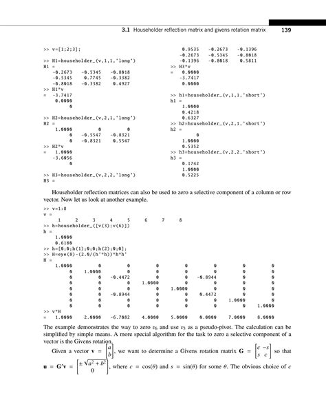 solution chapter 3 direct algorithms of decompositions of matrices by orthogonal