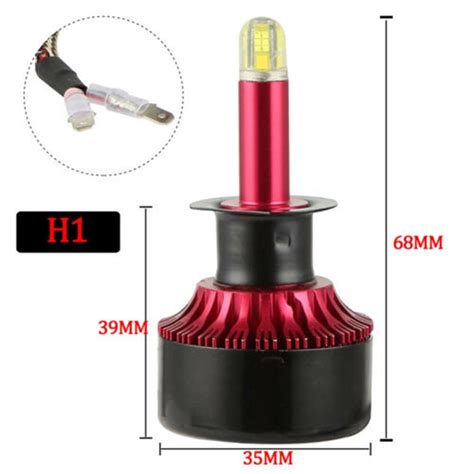Mini ampoules Super lumineuses pour phares étanches blanc faisceau à