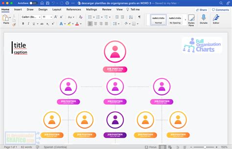 Plantillas Gratis De Organigramas En Word Image To U