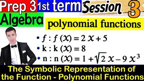 the symbolic representation of the function polynomial functions algebra 1st term prep 3