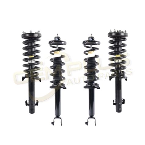 Front Rear Loaded Complete Shock Strut Spring Assembly 4pc Kit For