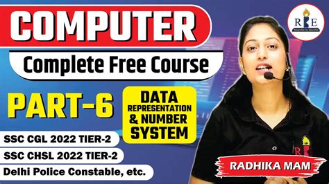 computer part 6 data representation and number system binal octal hexadecimal youtube