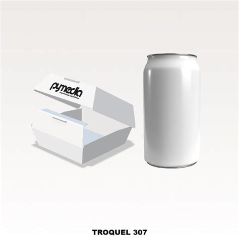 9 6 X 10 5 X 7 Cm Caja De Hamburguesas Troquel 307 Pymedia S A