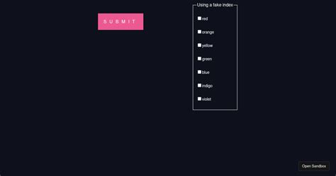React Hook Form Multiple Checkboxes Forked Codesandbox