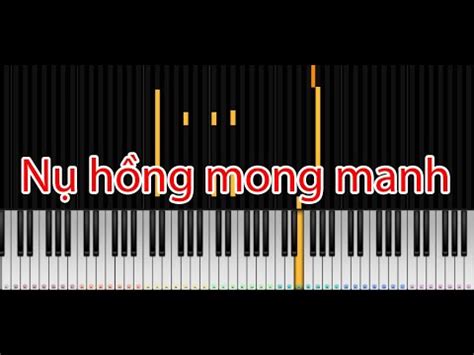 Denny Nguyen Piano Sheet Nu Hong Mong Manh Youtube
