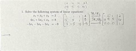 solved please help solving by doing the gauss jordan