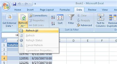 sql server data mining add ins for office 2007 to predict database growth part 2