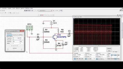Rc Coupled Amplifier Circuit Simulation Using Multisim Youtube