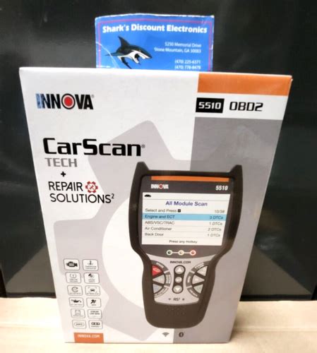 INNOVA OBD2 Reader CarScan Tech Repair Solutions 5510 NIB FREE