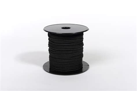 Cordage polypropylène tressé noir Cordages Larrieu Frères