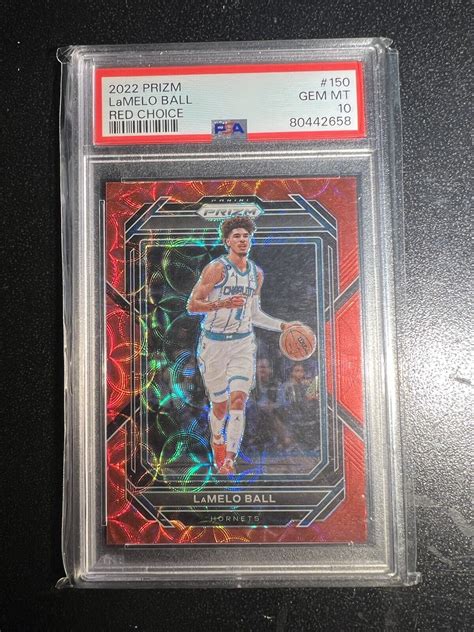 LaMelo Ball 2022 Prizm 150 Choice Red 88 Price Guide Sports Card
