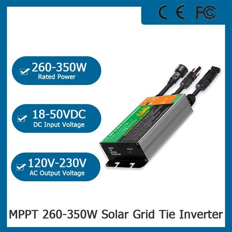 260W 300W350W MPPT Solar PV Grid Tie Micro Inverter GMI Series Input