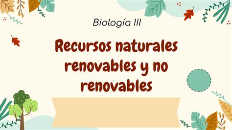 Solution Cuadro Comparativo Recursos Naturales Renovables Y No NBKomputer