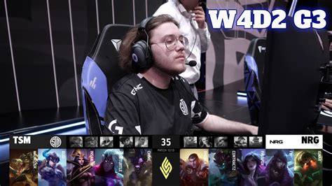 TSM Vs NRG Week 4 Day 2 S13 LCS Summer 2023 TSM Vs NRG ESports W4D2
