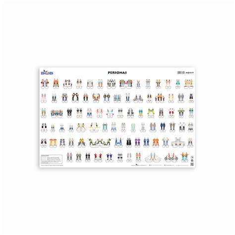 MQ019 Personas 3 Pzas Ediciones Bob Shop