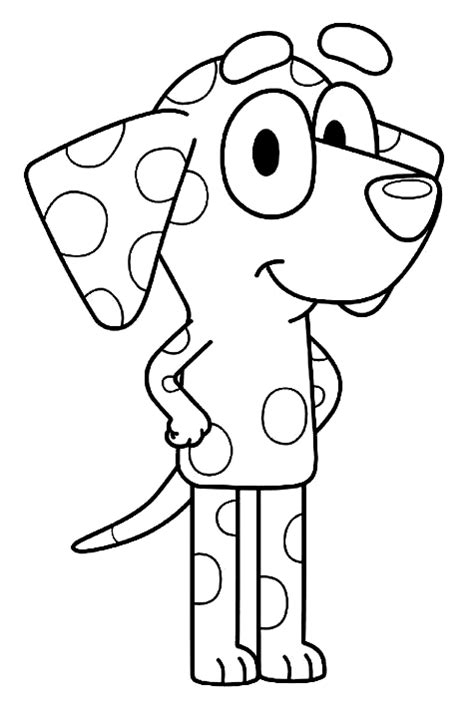 Dibujo De Bluey Para Colorear Dibujos De Colorear