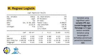 Analisis Data Pendaftar Beasiswa Abc Tahun Menggunakan Metode