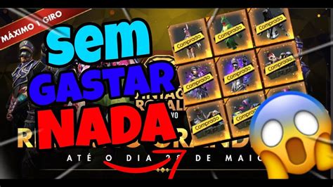 BUG PARA GANHAR TODAS AS SKINS DO NOVO SORTE ROYALE GRATIS FREE