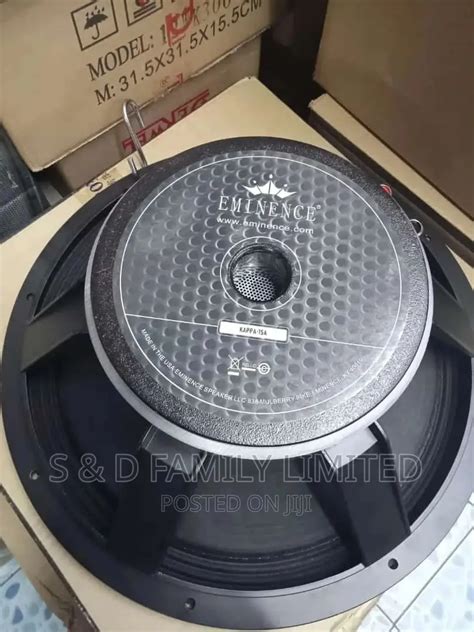 Eminence Gamma 15 Inch Naked Speaker In Nairobi Central Audio Music