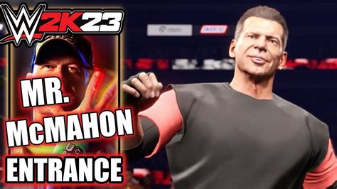 WWE 2K23 Mr McMahon Entrance Cinematic YouTube