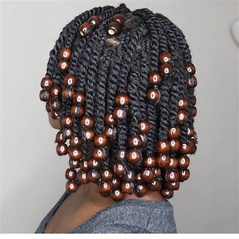 Give Your Hair A New Look With Natural Hair Twist With Beads The FSHN