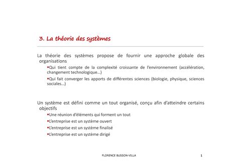 S Ance Ia Th Orie Des Syst Mes La Th Orie Des Syst Mes Propose