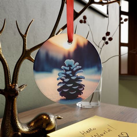 Pinecone Christmas Ornament Holiday Ornament Pine Cone Etsy