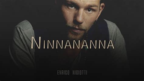 Enrico Nigiotti Ninnananna Testo Lyrics Youtube