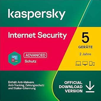 Kaspersky Internet Security 2022 1 Gerät 1 Jahr PC Mac Mobile