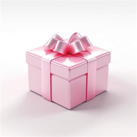 Premium AI Image Giftbox On White Background