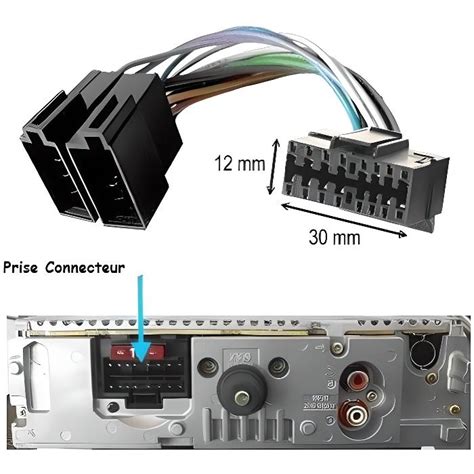 Audio embarquée High Tech sound way Cable Adaptateur Faisceau ISO