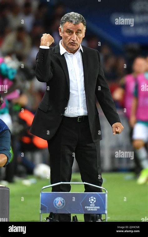 Christophe Galtier Paris Saint Germain Vs Juventus Champions League